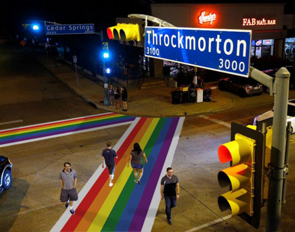 Rainbow Crosswalks Will Soon Arrive In Dallas. | Central Track